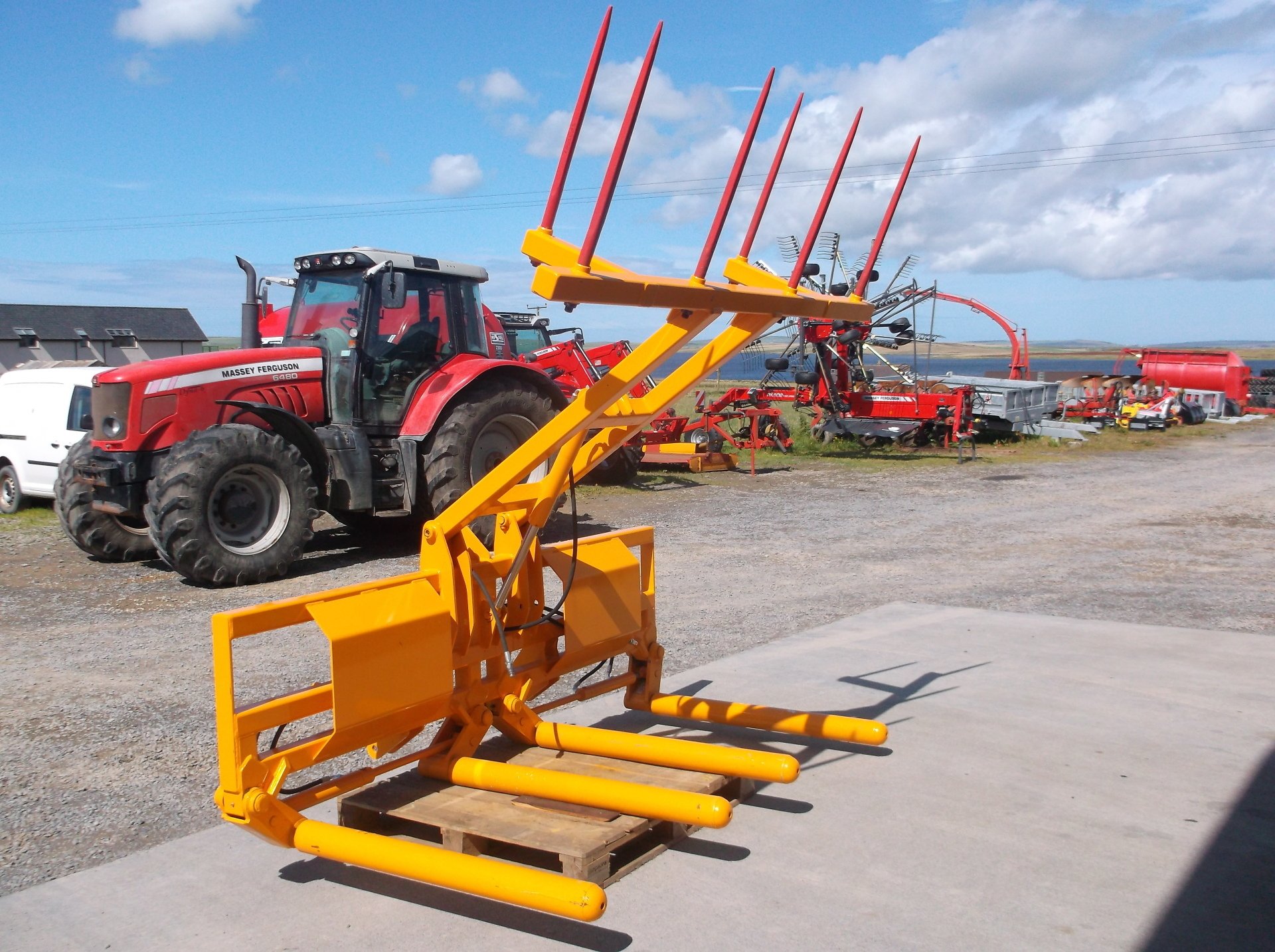 MURRAY DOUBLE WRAPPED BALE HANDLER WITH TRANSPORTER TOP